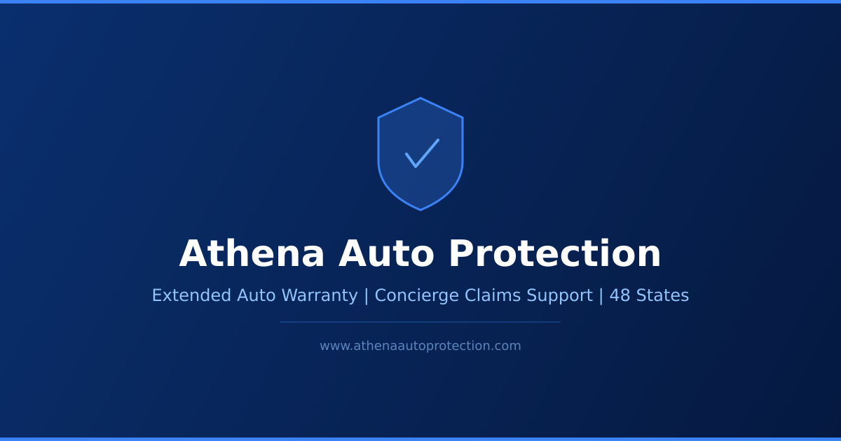 Get a Free Extended Auto Warranty Quote | Athena Auto Protection
